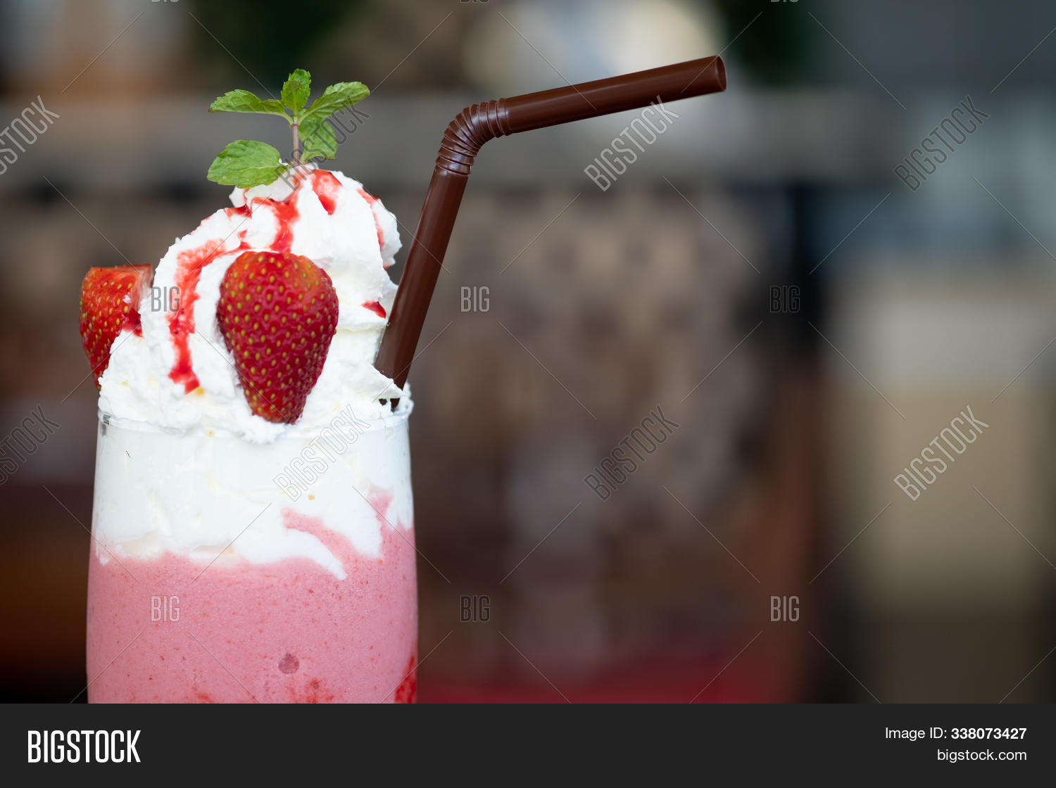 Strawberry Milkshake Image & Photo (Free Trial) | Bigstock