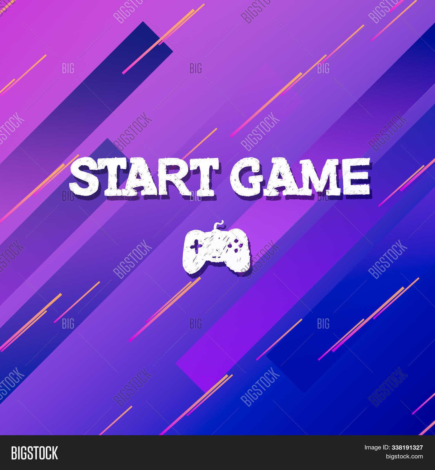 Start Game Text Image & Photo (Free Trial) | Bigstock