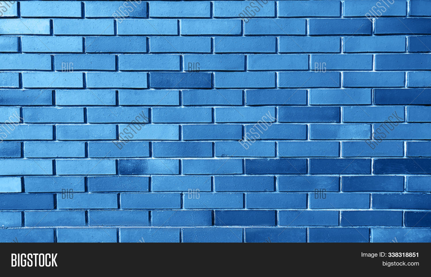 Blue Background Brick Image & Photo (Free Trial) | Bigstock