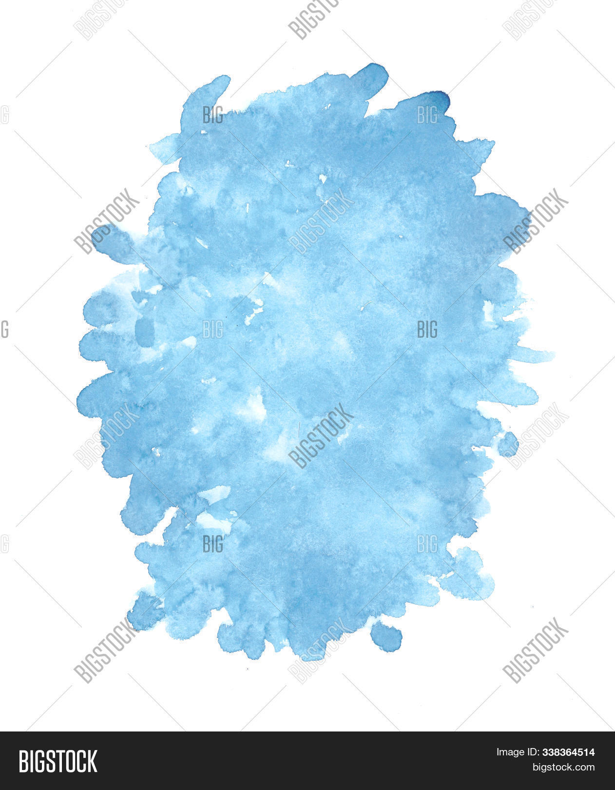 Blue Watercolor Ink Image & Photo (Free Trial) | Bigstock