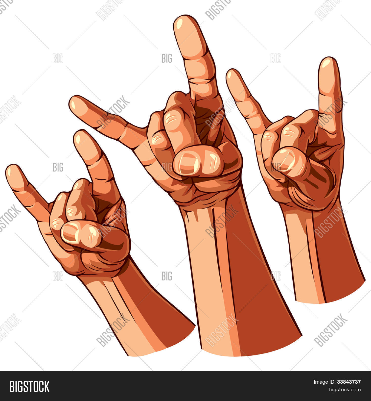 Set Three Heavy Metal Vector & Photo (Free Trial) | Bigstock