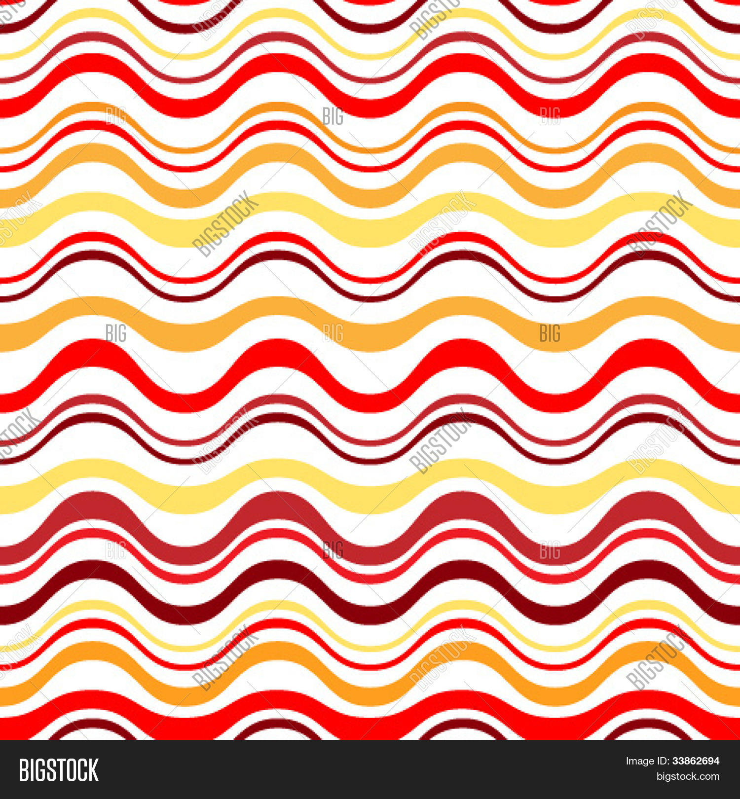 Retro Seamless Wave Vector & Photo (Free Trial) | Bigstock