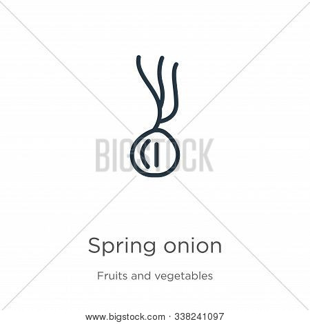 Spring Onion Icon. Vector & Photo (Free Trial) | Bigstock