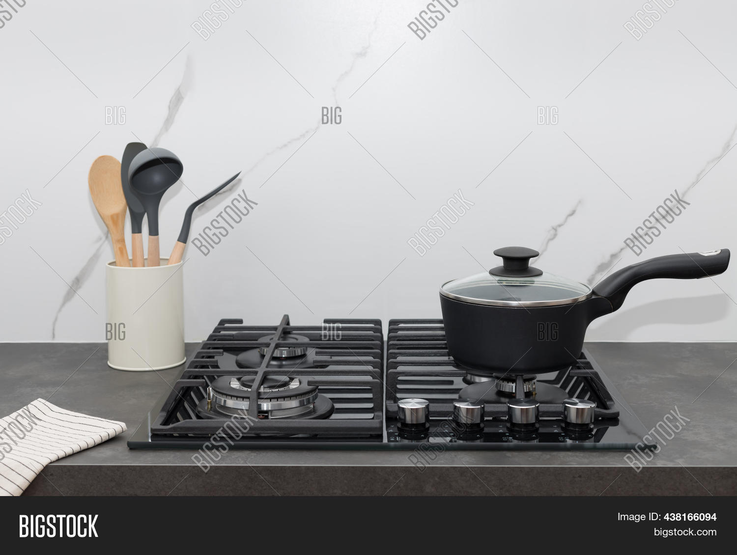 Cooking Pot On Gas Image & Photo (Free Trial) | Bigstock