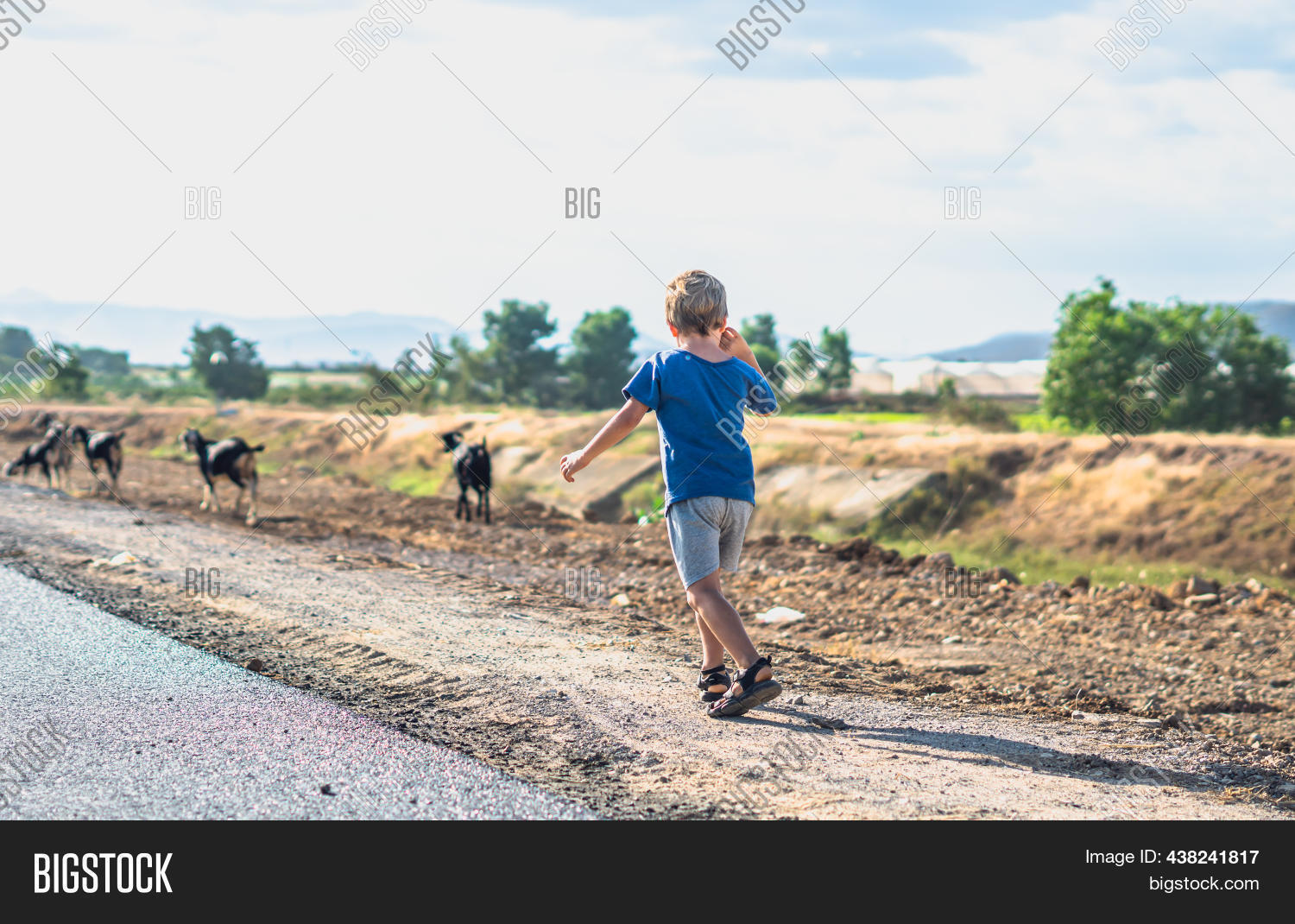 E Little Boy Back View Image & Photo (Free Trial) | Bigstock