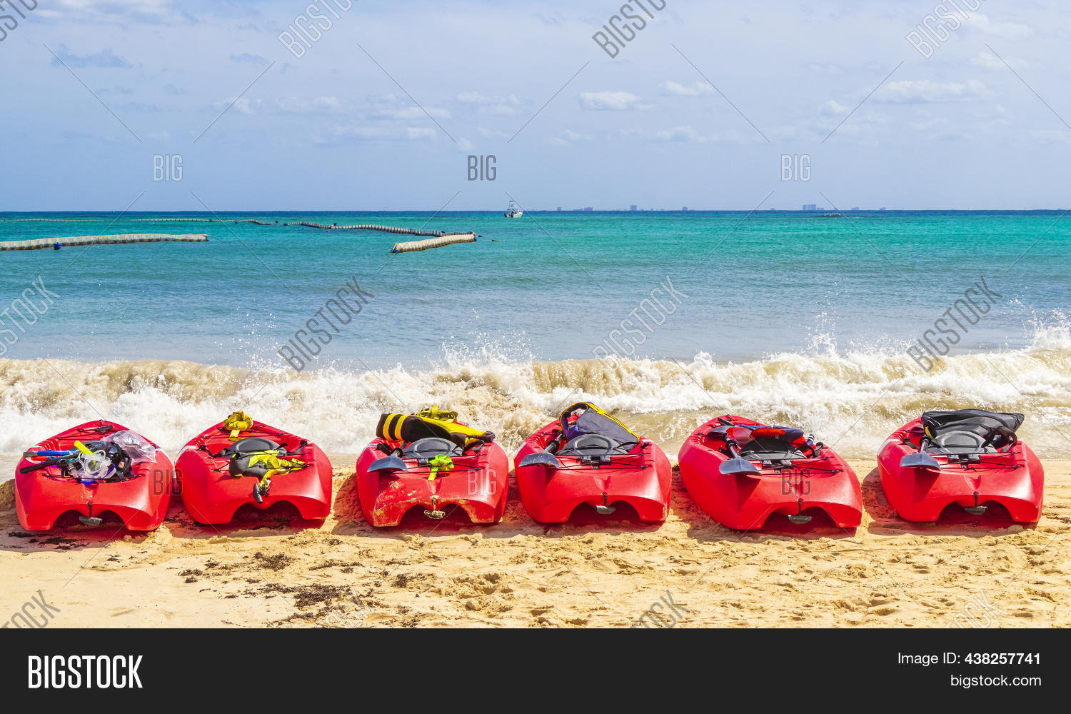 Red Canoes Tropical Image & Photo (Free Trial) | Bigstock