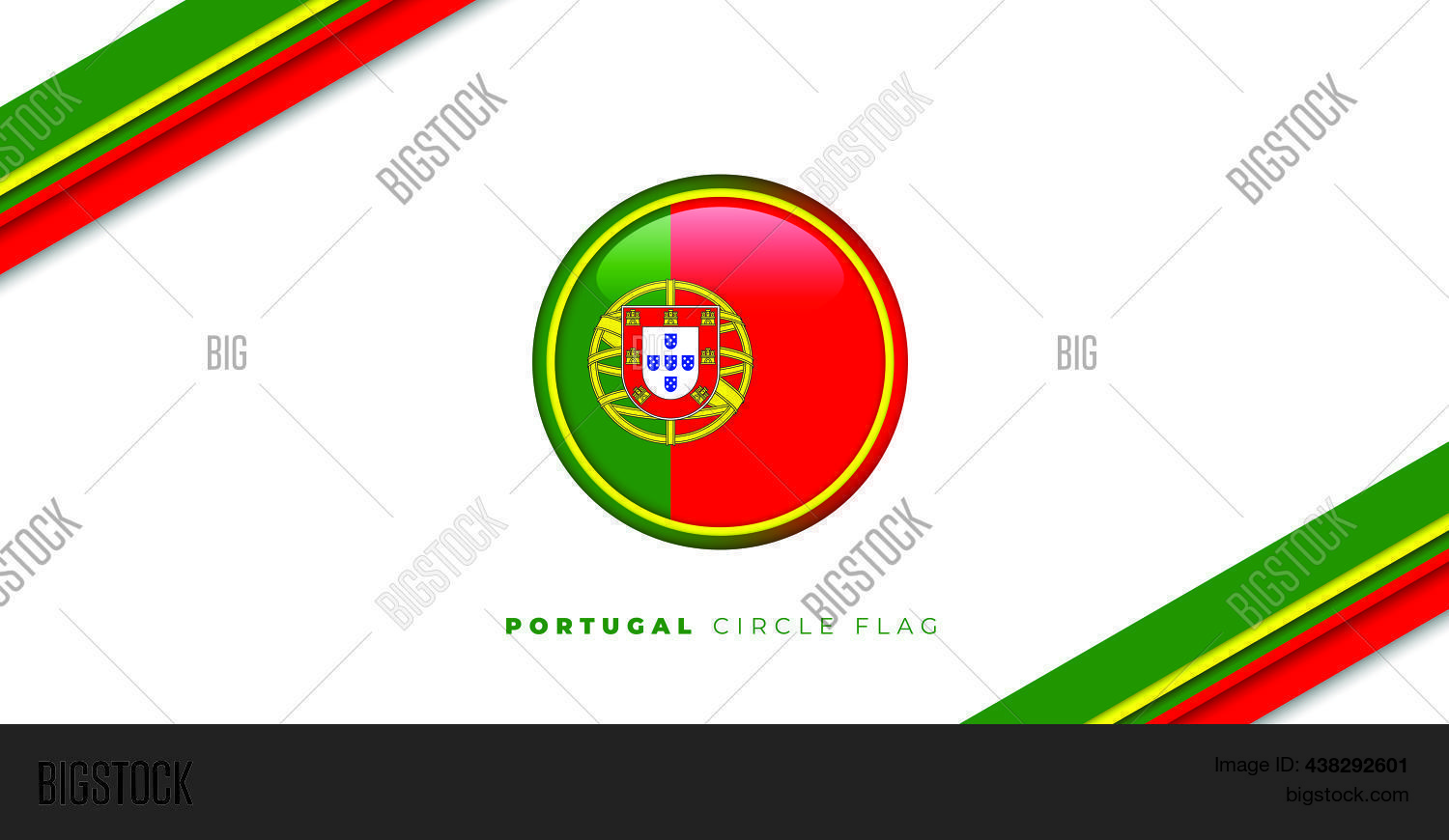 Portugal Circle Flag Vector & Photo (Free Trial) | Bigstock