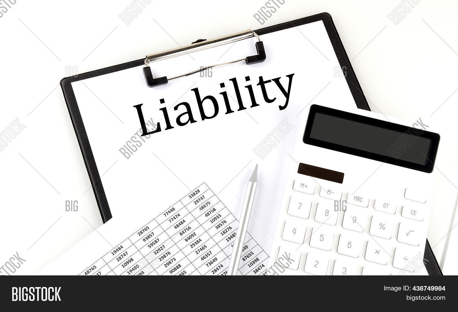 Liability Text On Image & Photo (Free Trial) | Bigstock