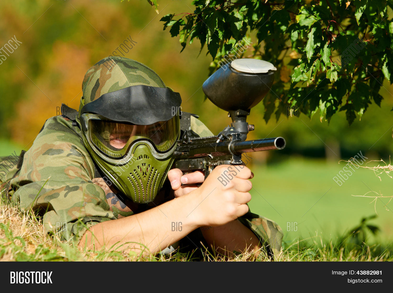Paintball Player Image & Photo (Free Trial) | Bigstock