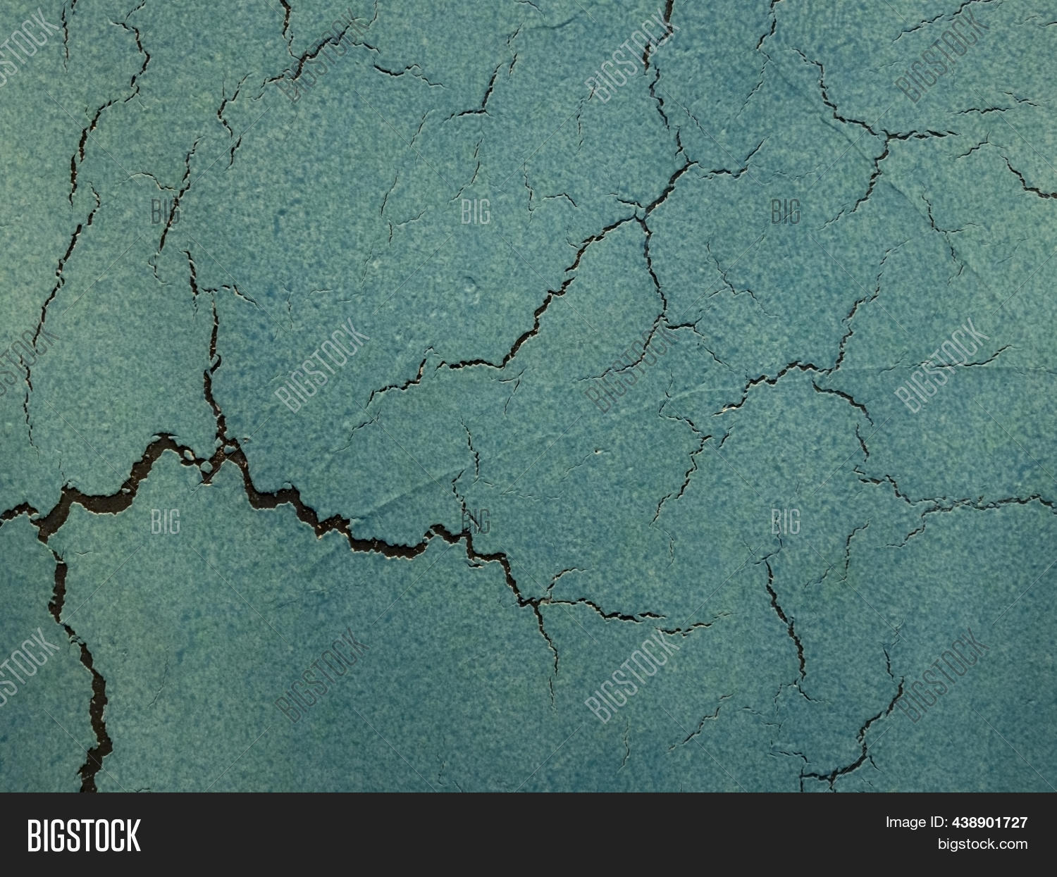 Cracks On Blue Image & Photo (Free Trial) | Bigstock