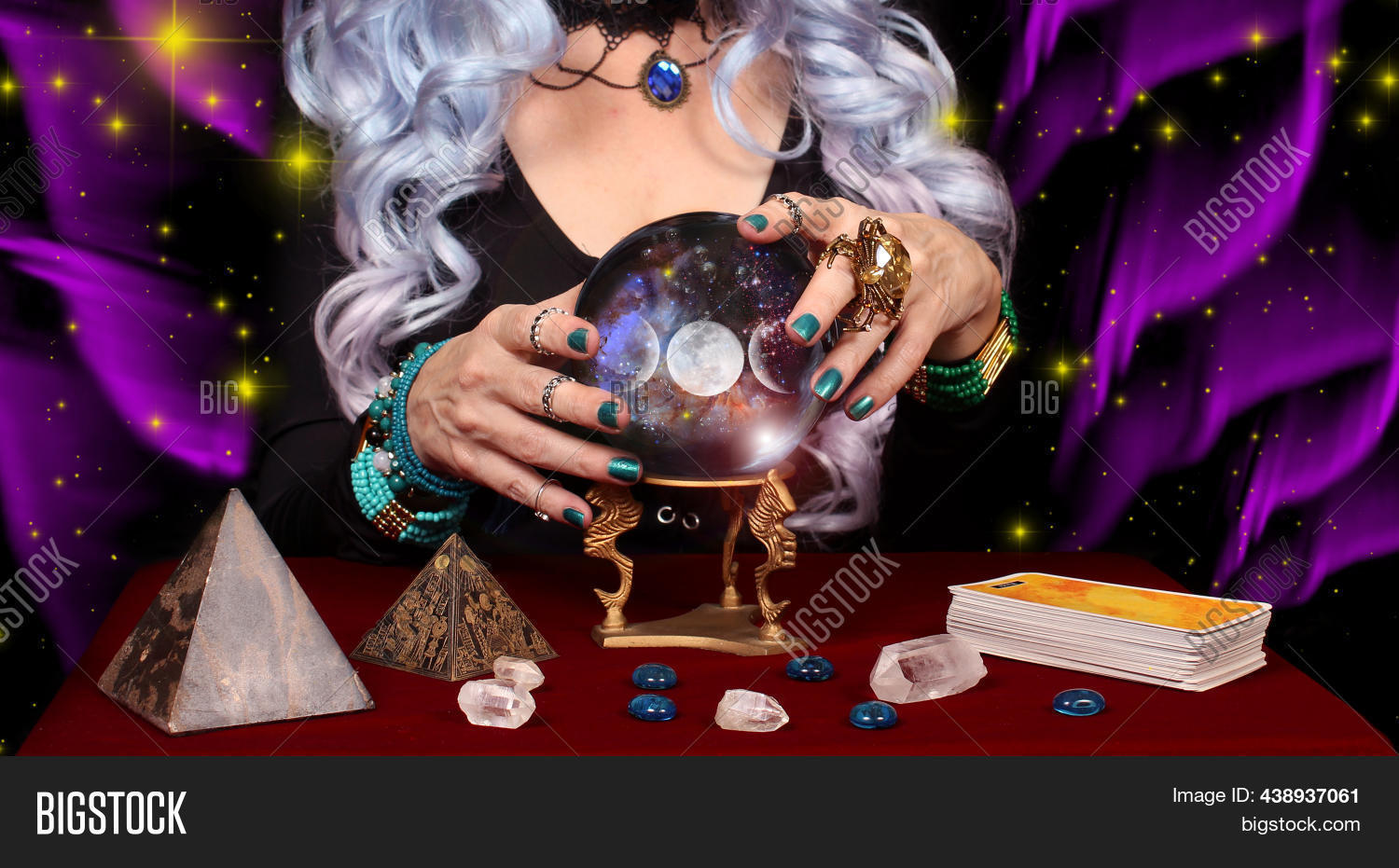 Psychic Crystal Ball. Image & Photo (Free Trial) | Bigstock