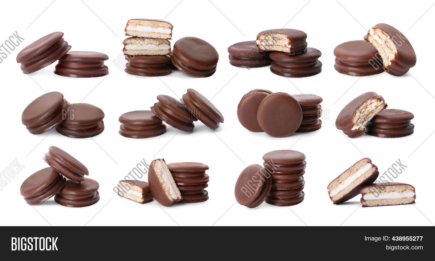 Set Tasty Choco Pies Image & Photo (Free Trial) | Bigstock