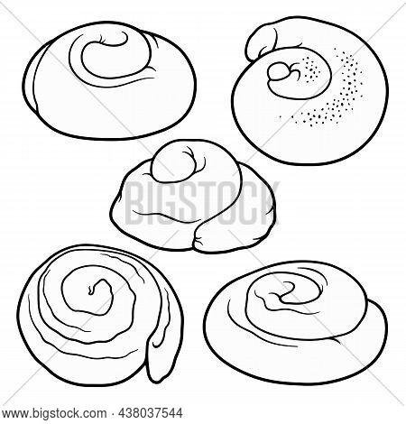 Buns Hand Drawn Vector & Photo (Free Trial) | Bigstock