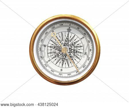 Round Compass Isolated Image & Photo (Free Trial) | Bigstock