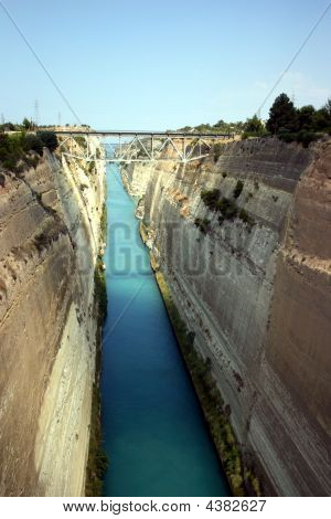 Corinth Canal Bridge Image & Photo (Free Trial) | Bigstock