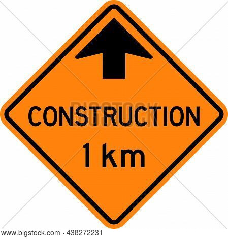 Construction 1 Km Vector & Photo (Free Trial) | Bigstock
