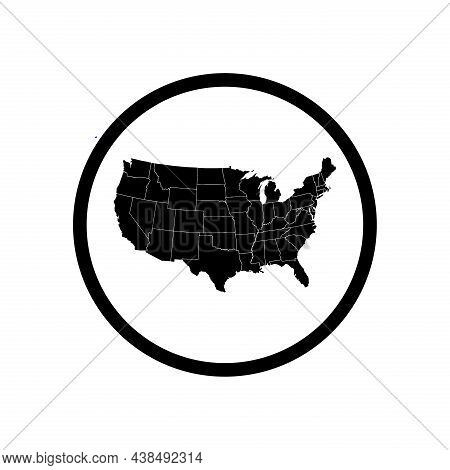 Map Usa Vector Design Vector & Photo (Free Trial) | Bigstock