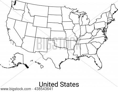 United States Map Vector & Photo (Free Trial) | Bigstock