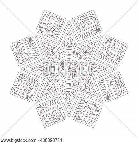 Adult Coloring Page Vector & Photo (Free Trial) | Bigstock