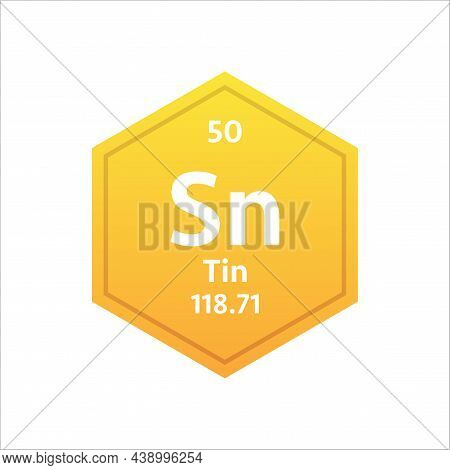 Tin Symbol. Chemical Vector & Photo (Free Trial) | Bigstock