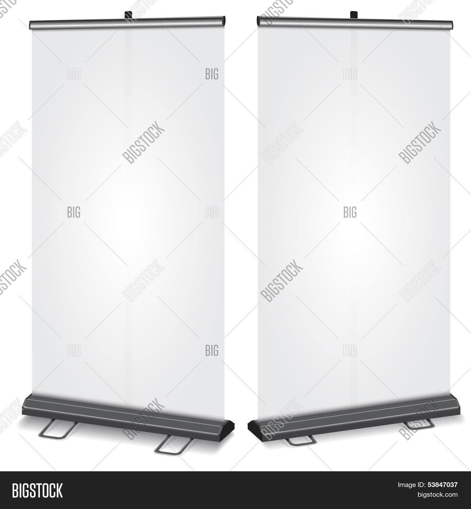 Blank Roll- Banner Vector & Photo (Free Trial) | Bigstock