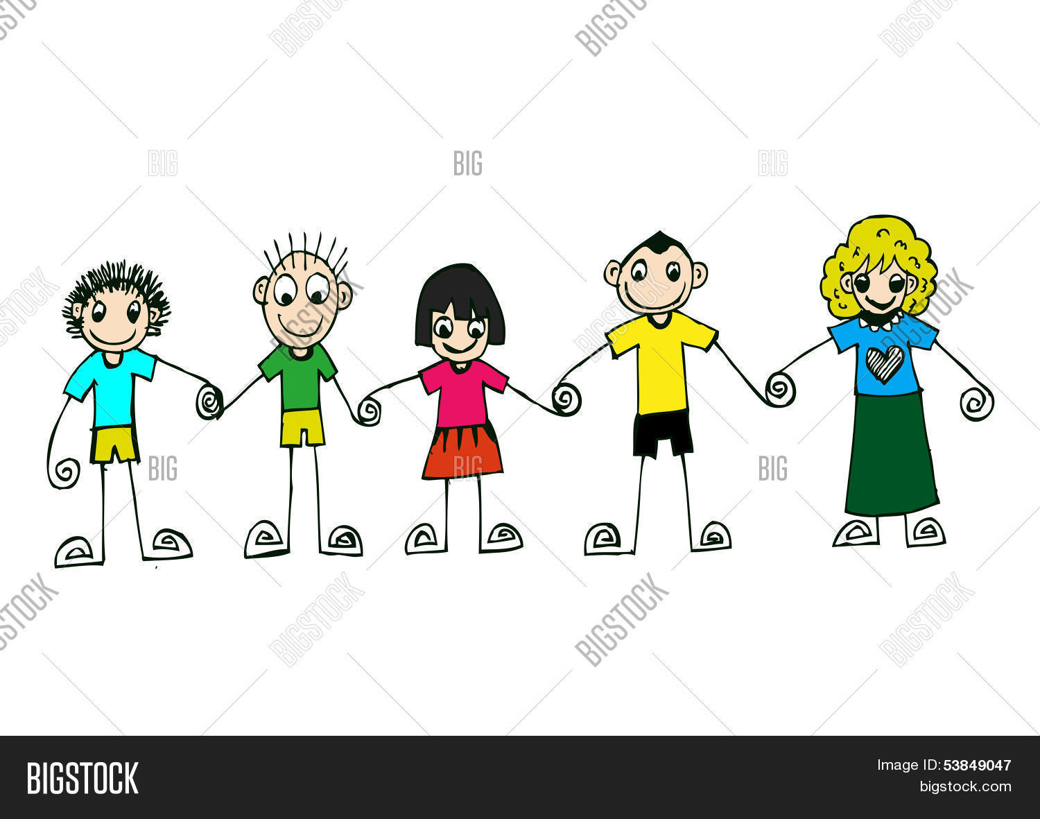 Cute Happy Cartoon Vector & Photo (Free Trial) | Bigstock