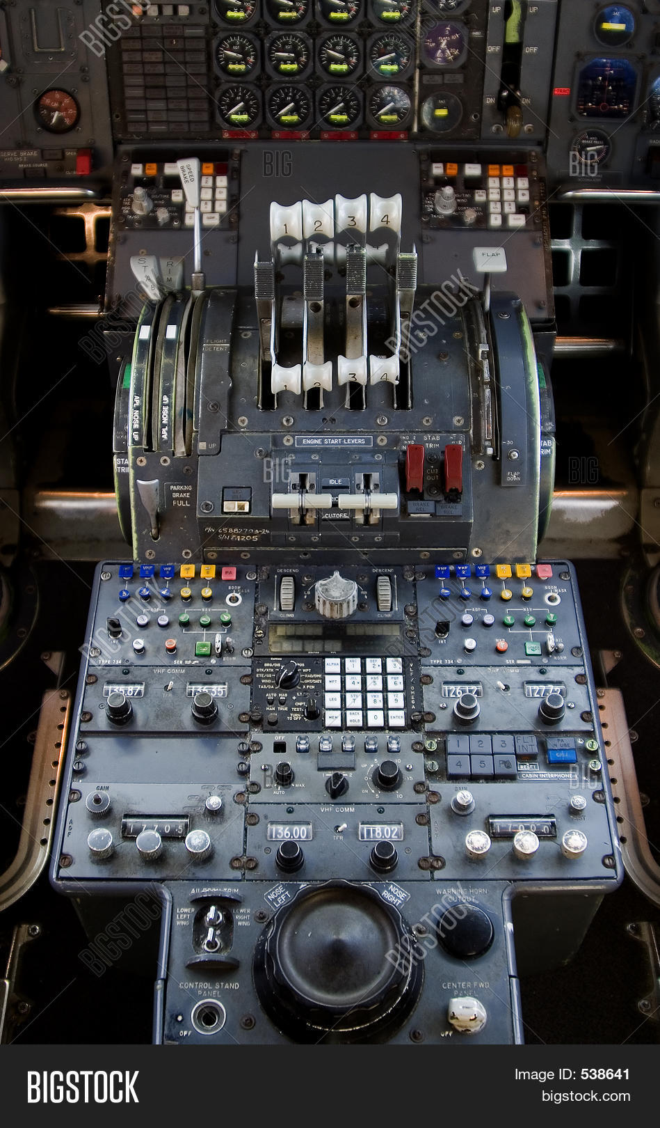 747 Controls Image & Photo (Free Trial) | Bigstock