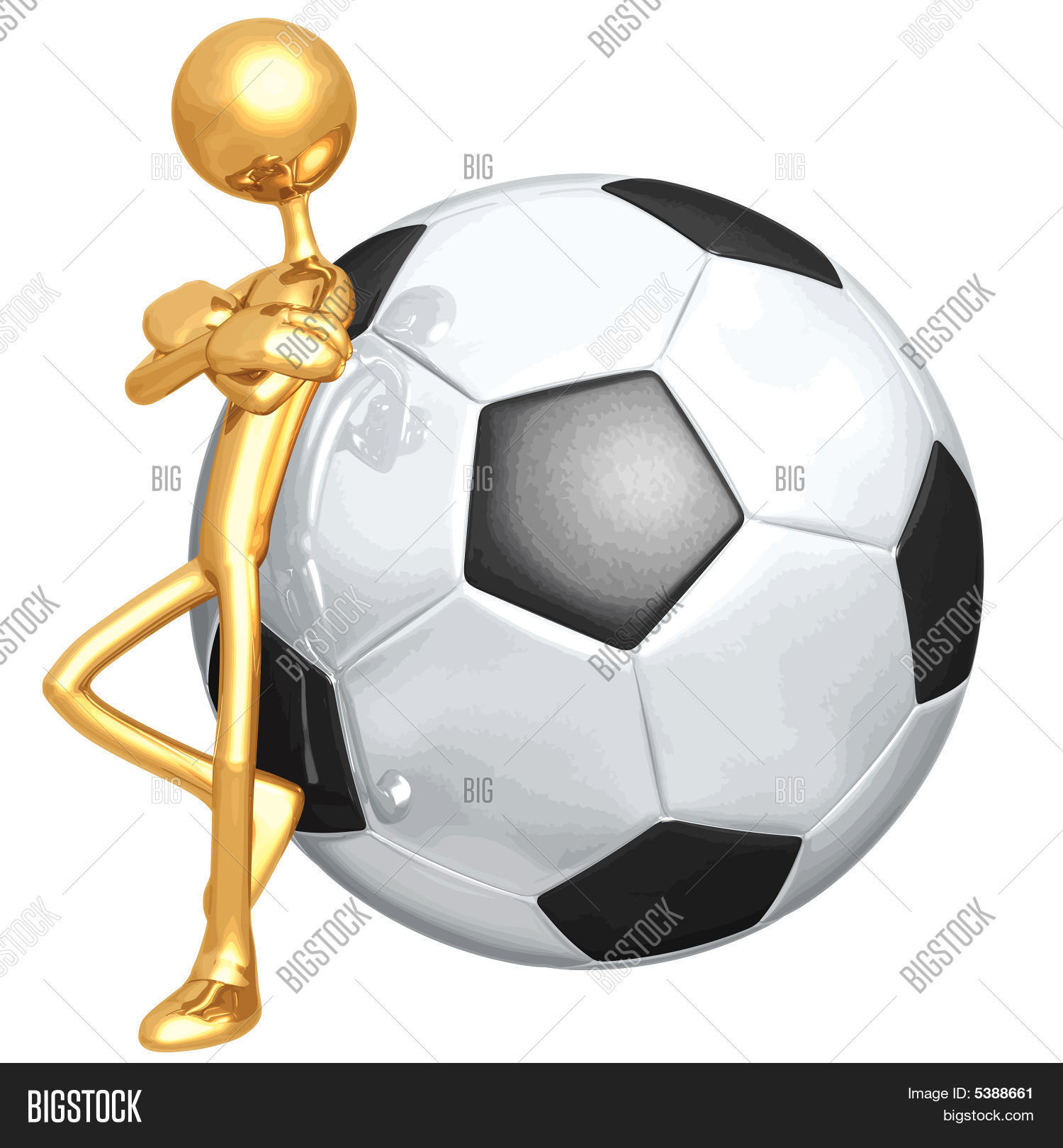 3D Vector Gold Guy Vector & Photo (Free Trial) | Bigstock