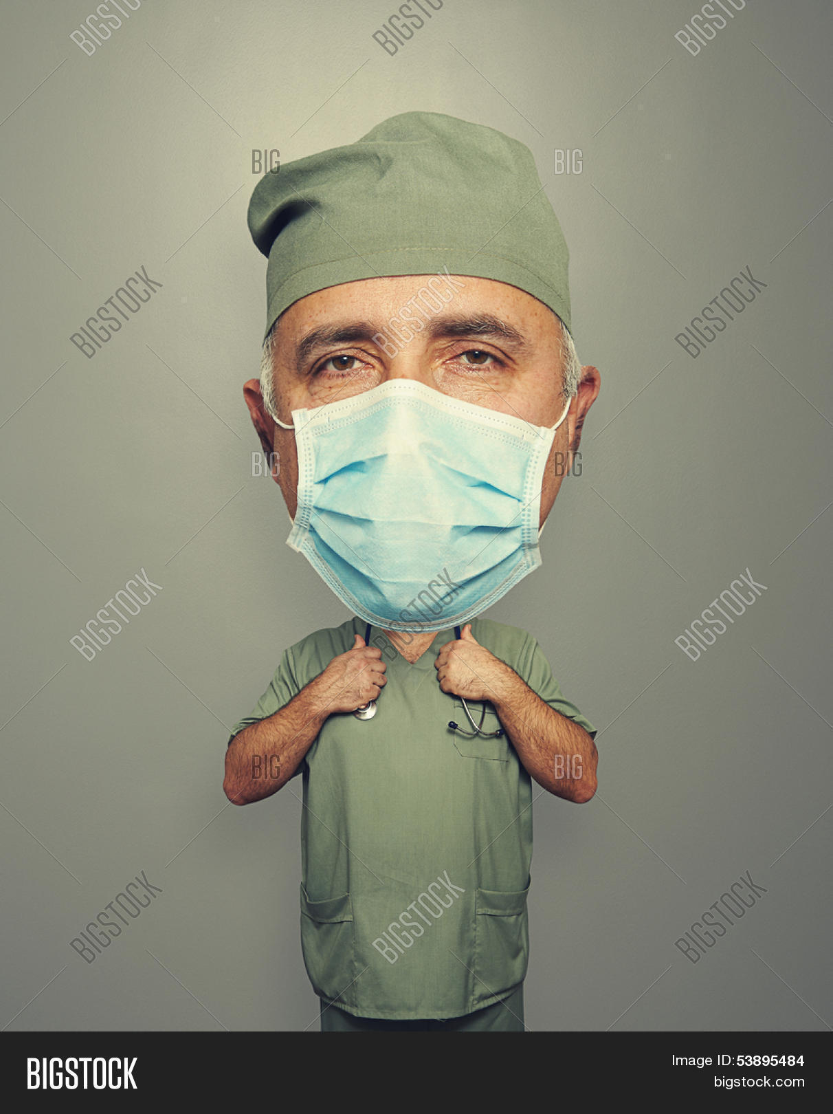 Bighead Doctor Mask Image & Photo (Free Trial) | Bigstock