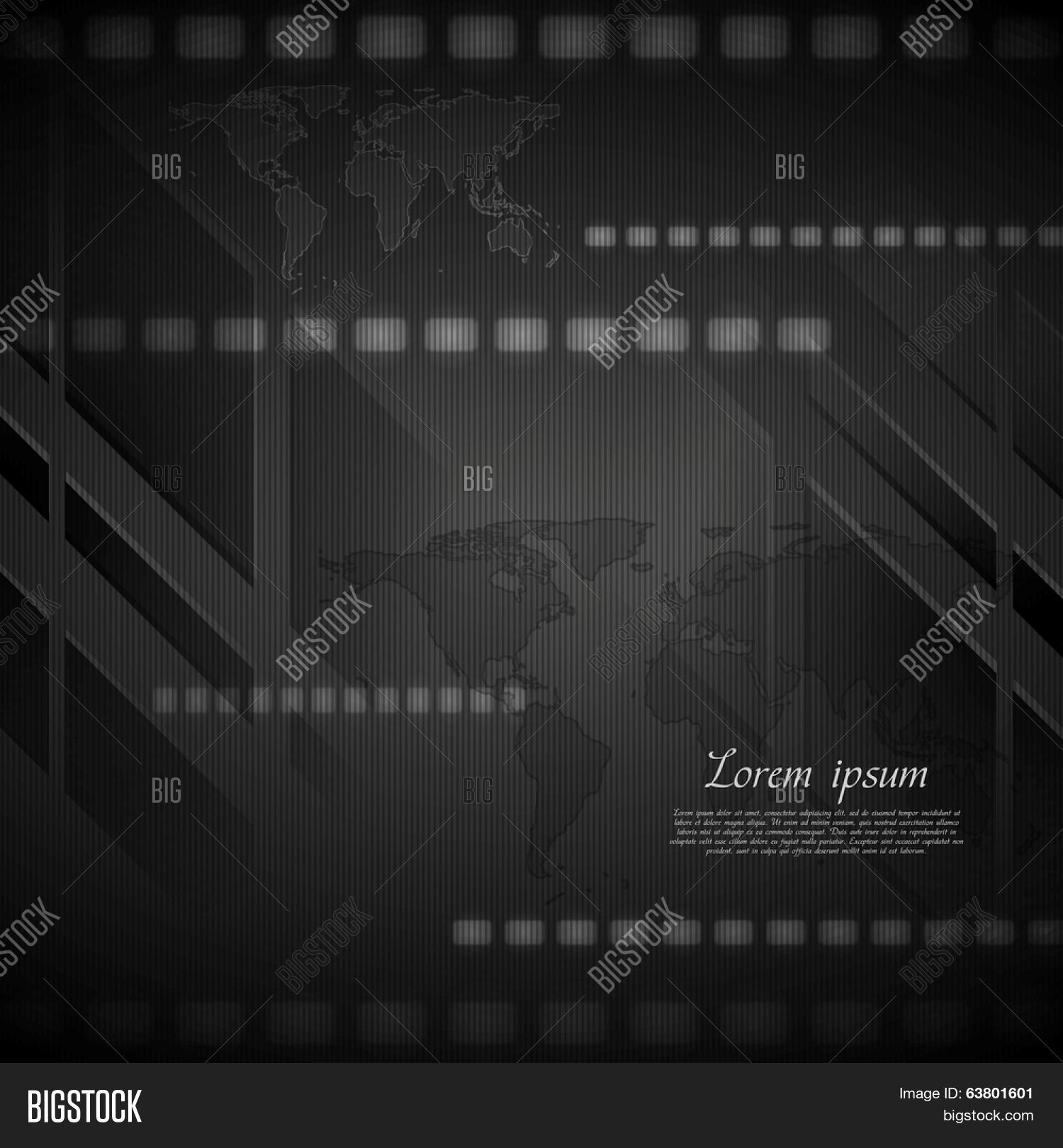 Dark Hi-tech World Vector & Photo (Free Trial) | Bigstock