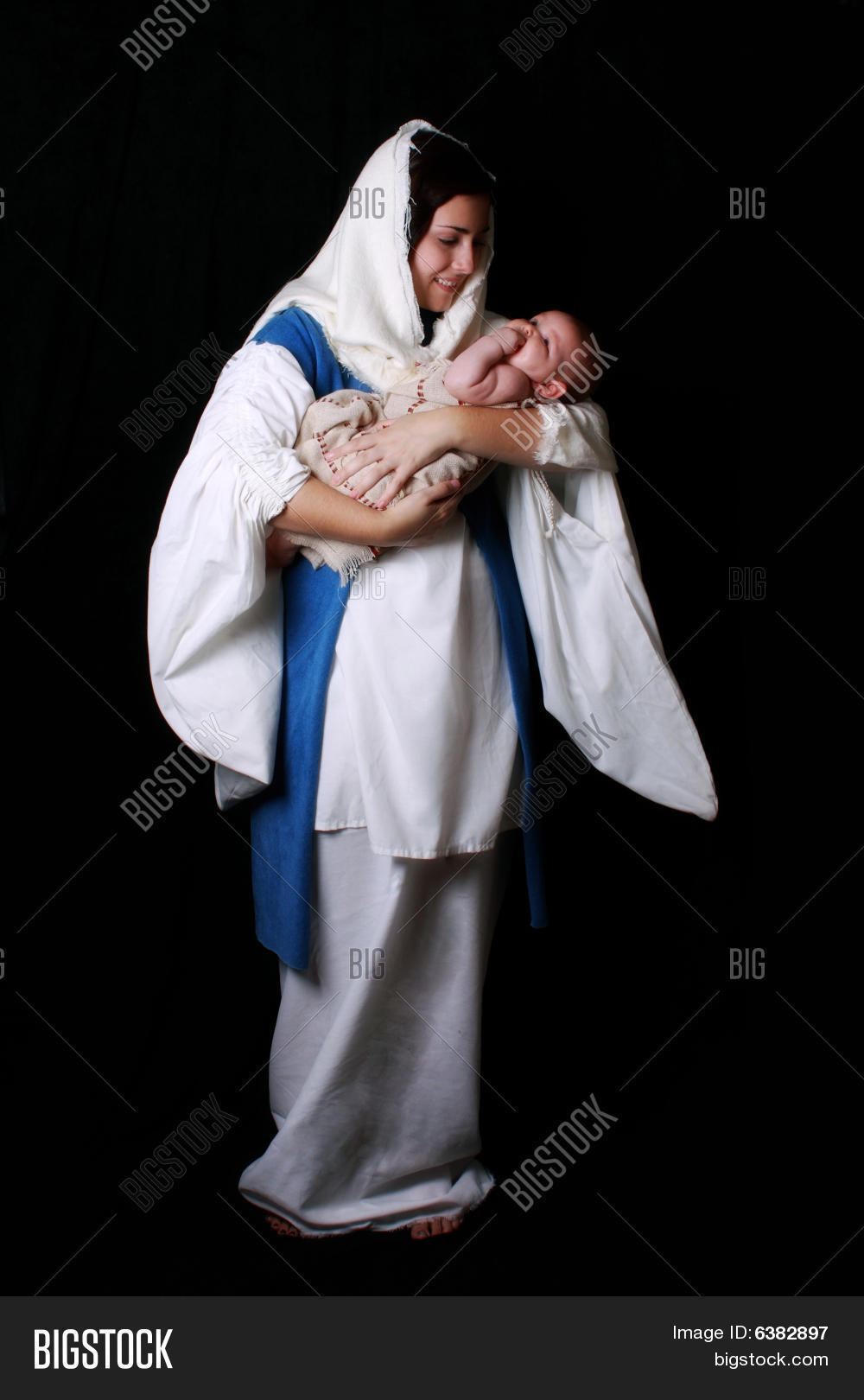 Mary Holding Jesus Image & Photo (Free Trial) | Bigstock