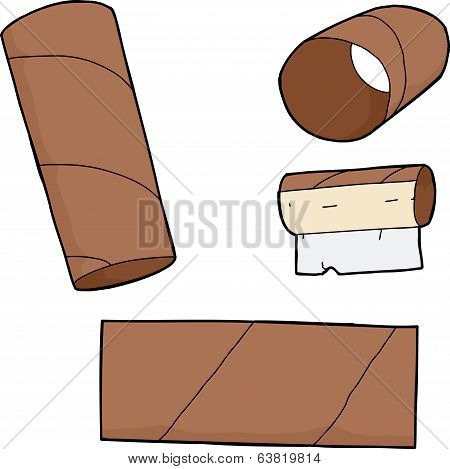 Toilet Paper Tubes Vector & Photo (Free Trial) | Bigstock