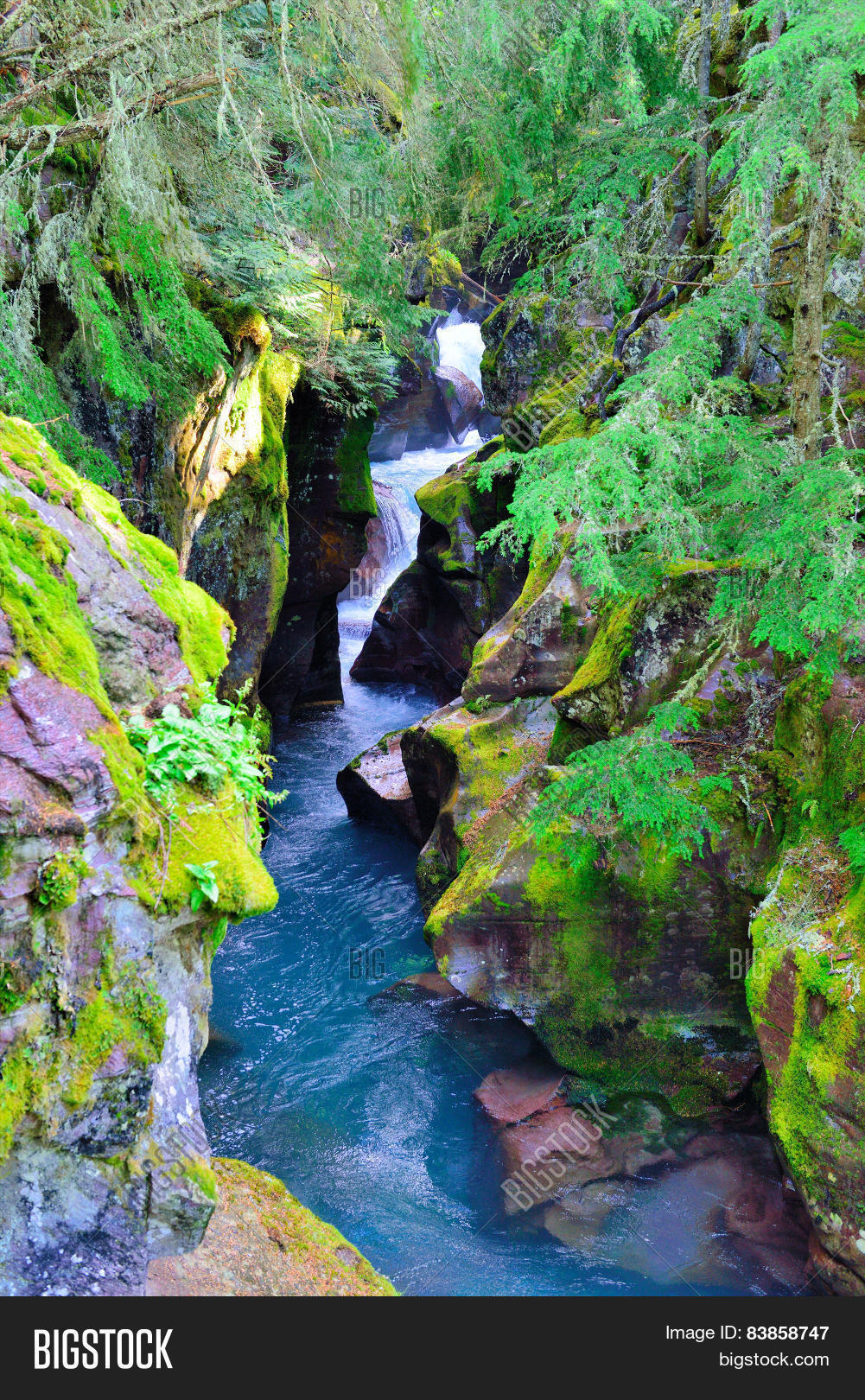 Hidden Waterfall Along Image & Photo (Free Trial) | Bigstock