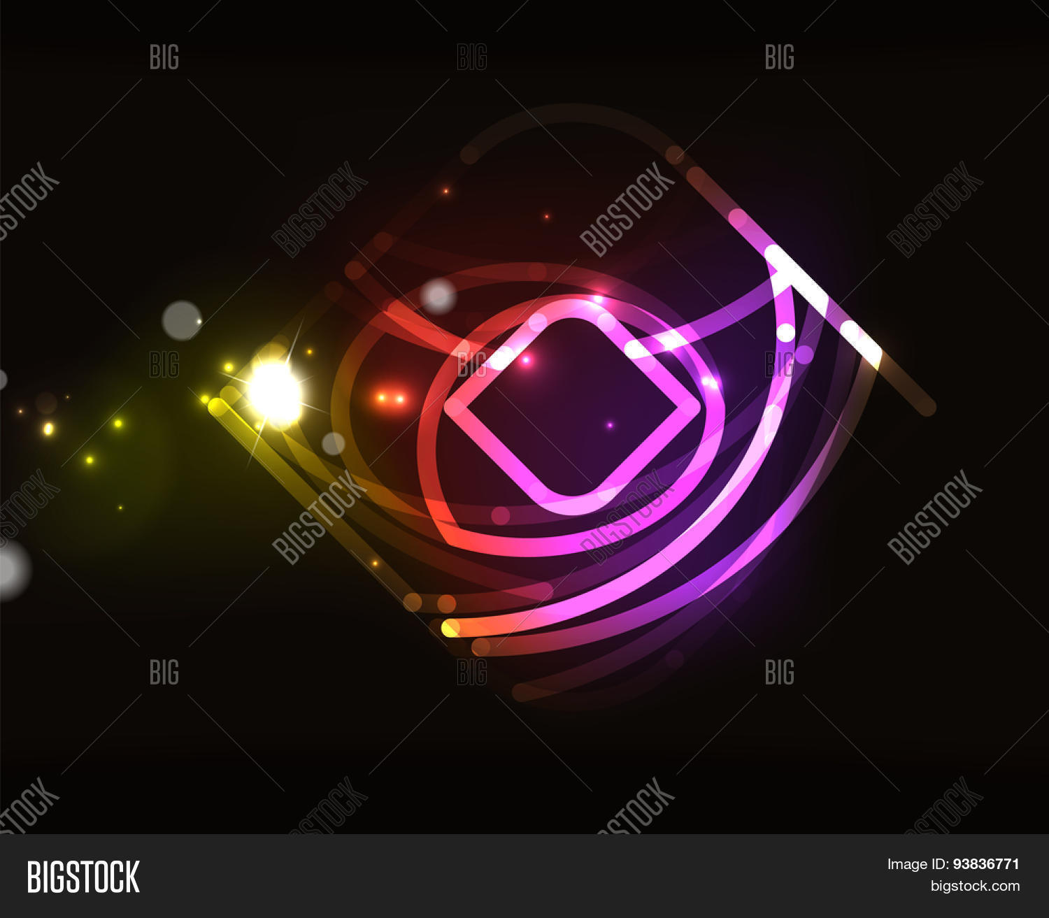 Glowing Elements Vector & Photo (Free Trial) | Bigstock