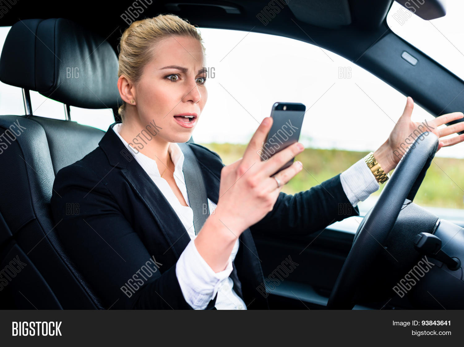 Woman Texting While Image & Photo (Free Trial) | Bigstock