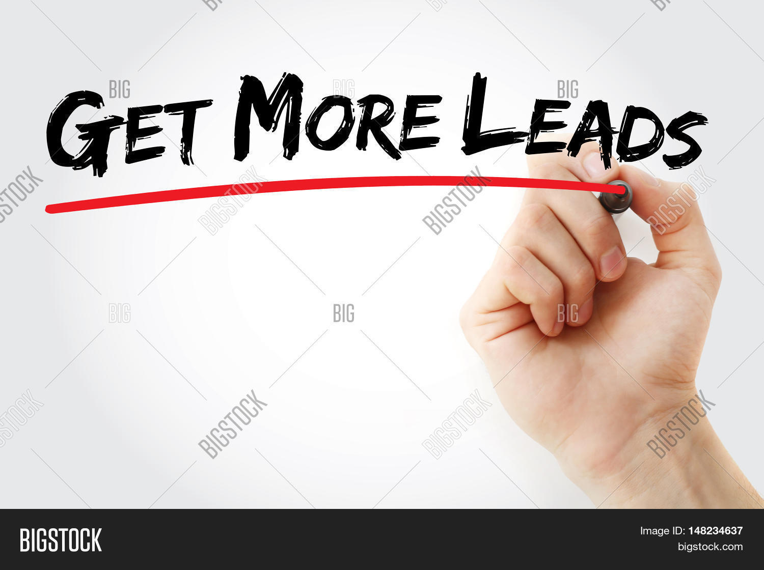 Hand Writing Get More Image & Photo (Free Trial) | Bigstock