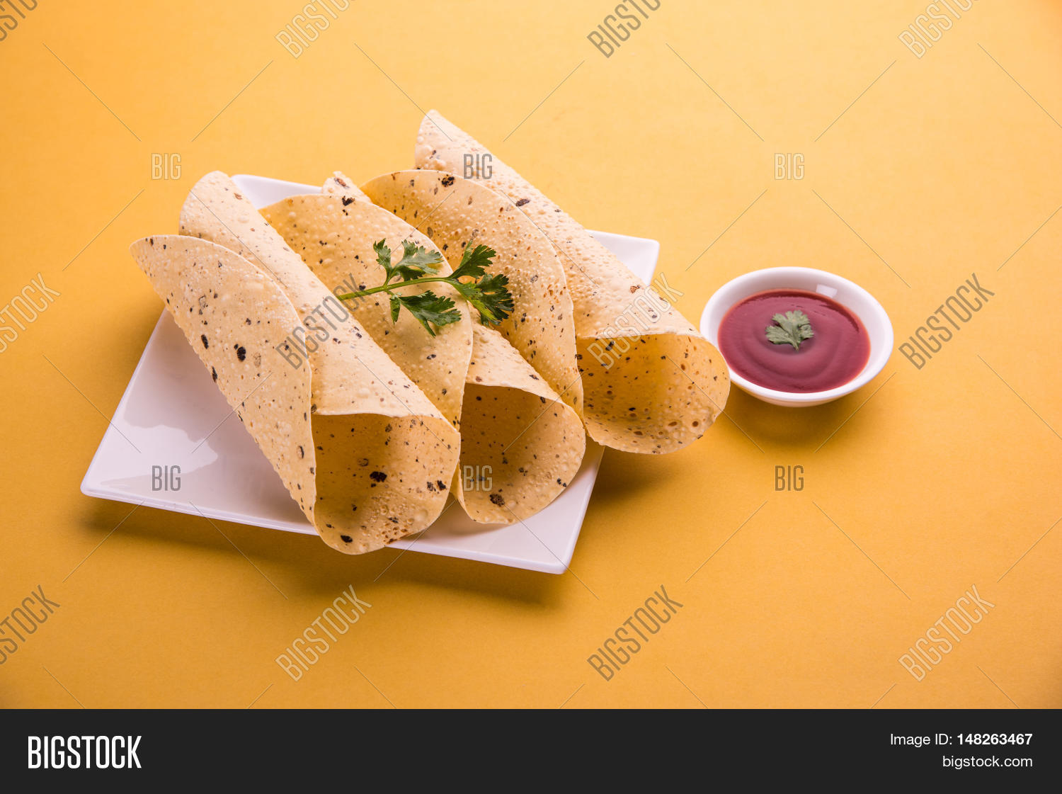 Rosted Papad Roll Image & Photo (Free Trial) | Bigstock
