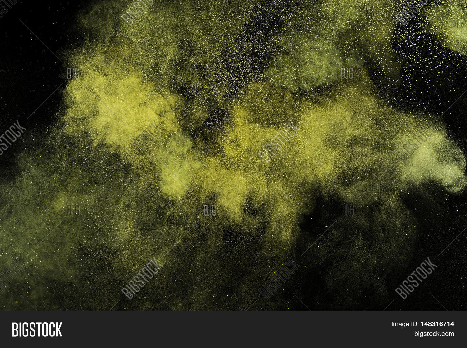 Gold Powder Explosion Image & Photo (Free Trial) | Bigstock