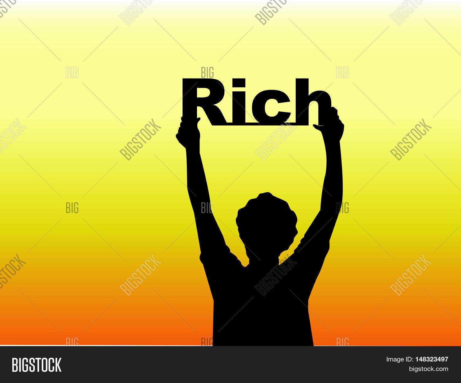 Rich Silhouette Vector & Photo (Free Trial) | Bigstock