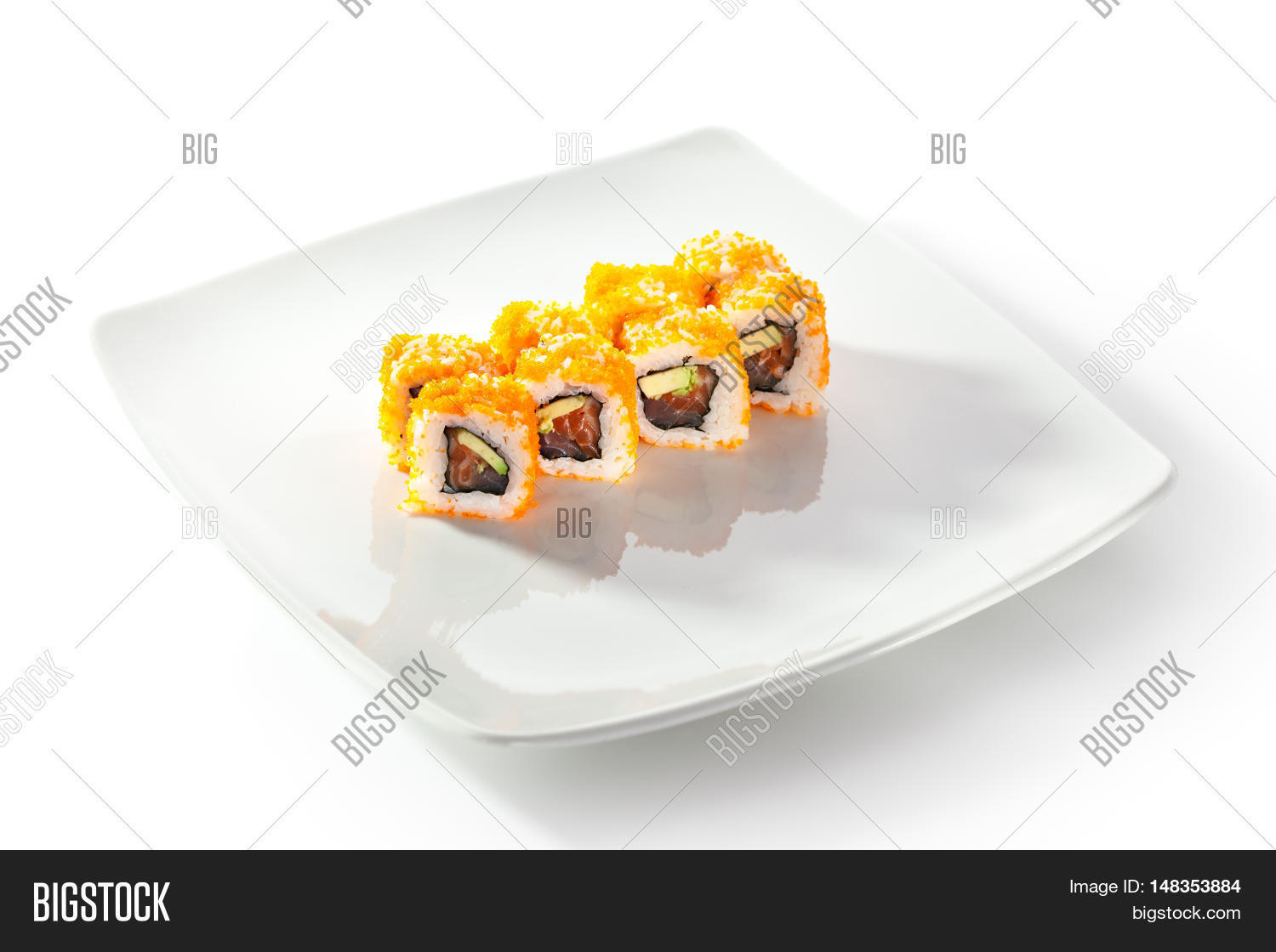 Maki Sushi Masago - Image & Photo (Free Trial) | Bigstock