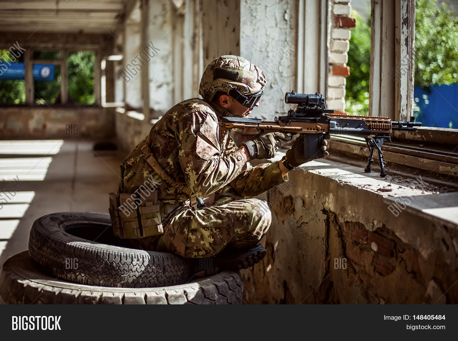 Military Man Sniper Image & Photo (Free Trial) | Bigstock