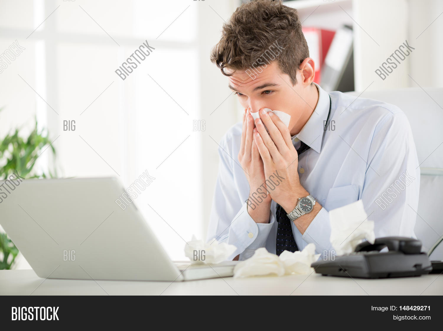 Working When Sick Image & Photo (Free Trial) | Bigstock