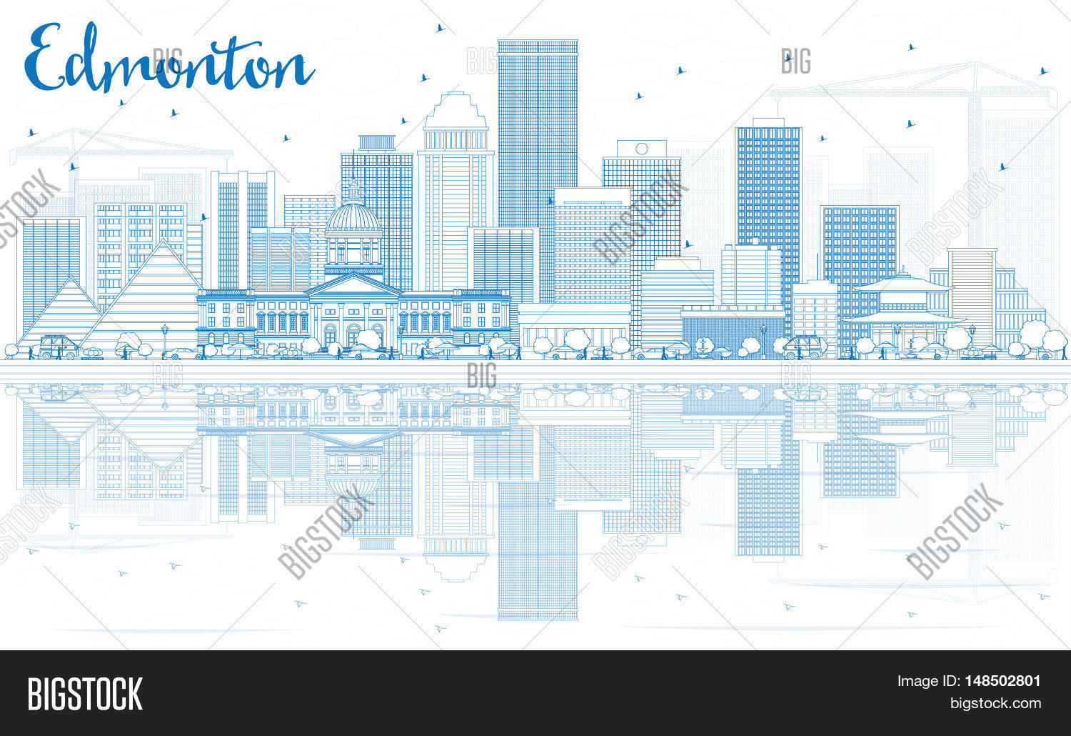Outline Edmonton Image & Photo (Free Trial) | Bigstock