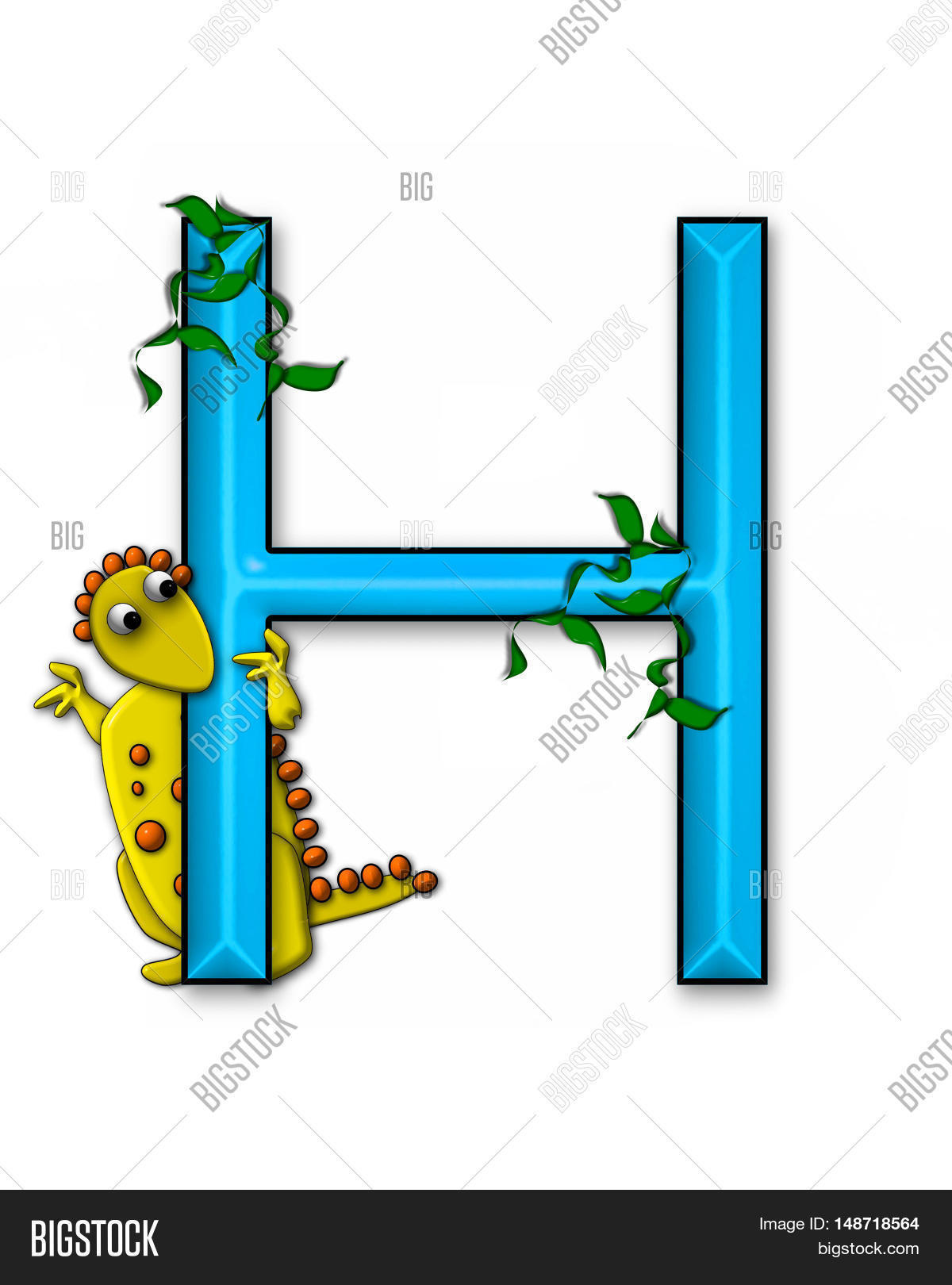 Letter H Alphabet Set Image & Photo (Free Trial) | Bigstock