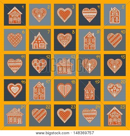 Advent Calendar. Vector & Photo (Free Trial) | Bigstock