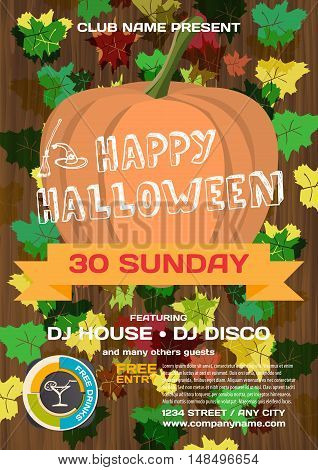 Fall Halloween Party Vector & Photo (Free Trial) | Bigstock