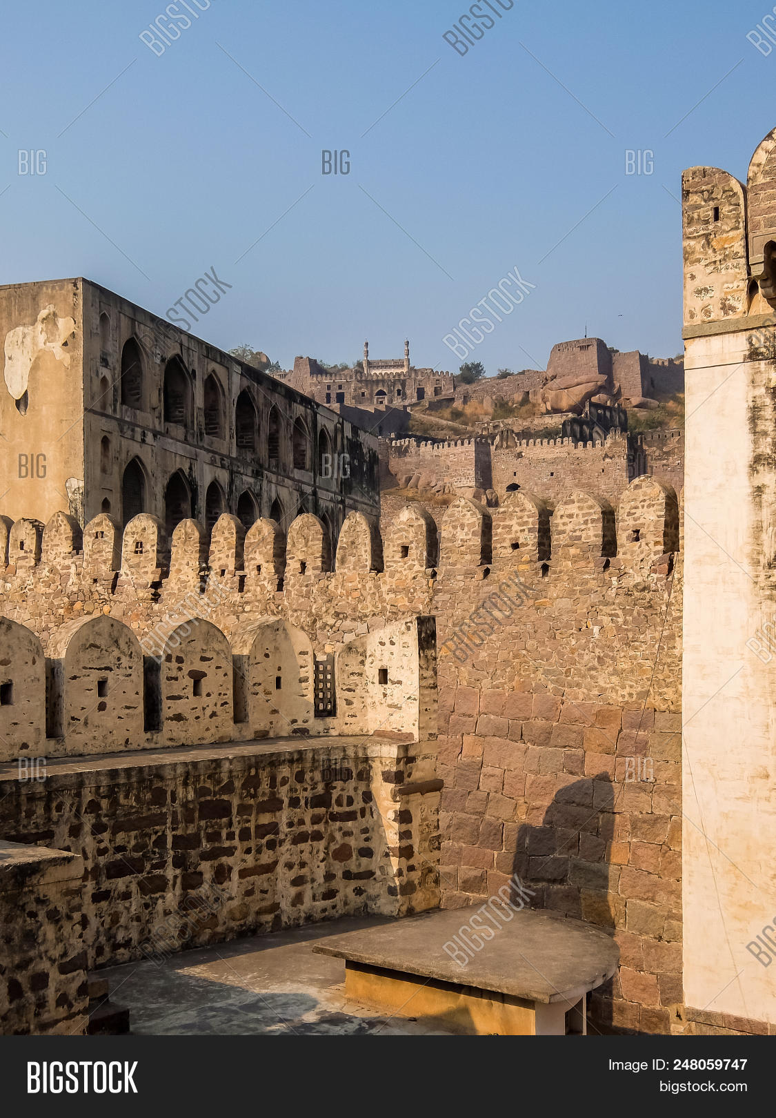 Golkonda Citadel Fort Image & Photo (Free Trial) | Bigstock