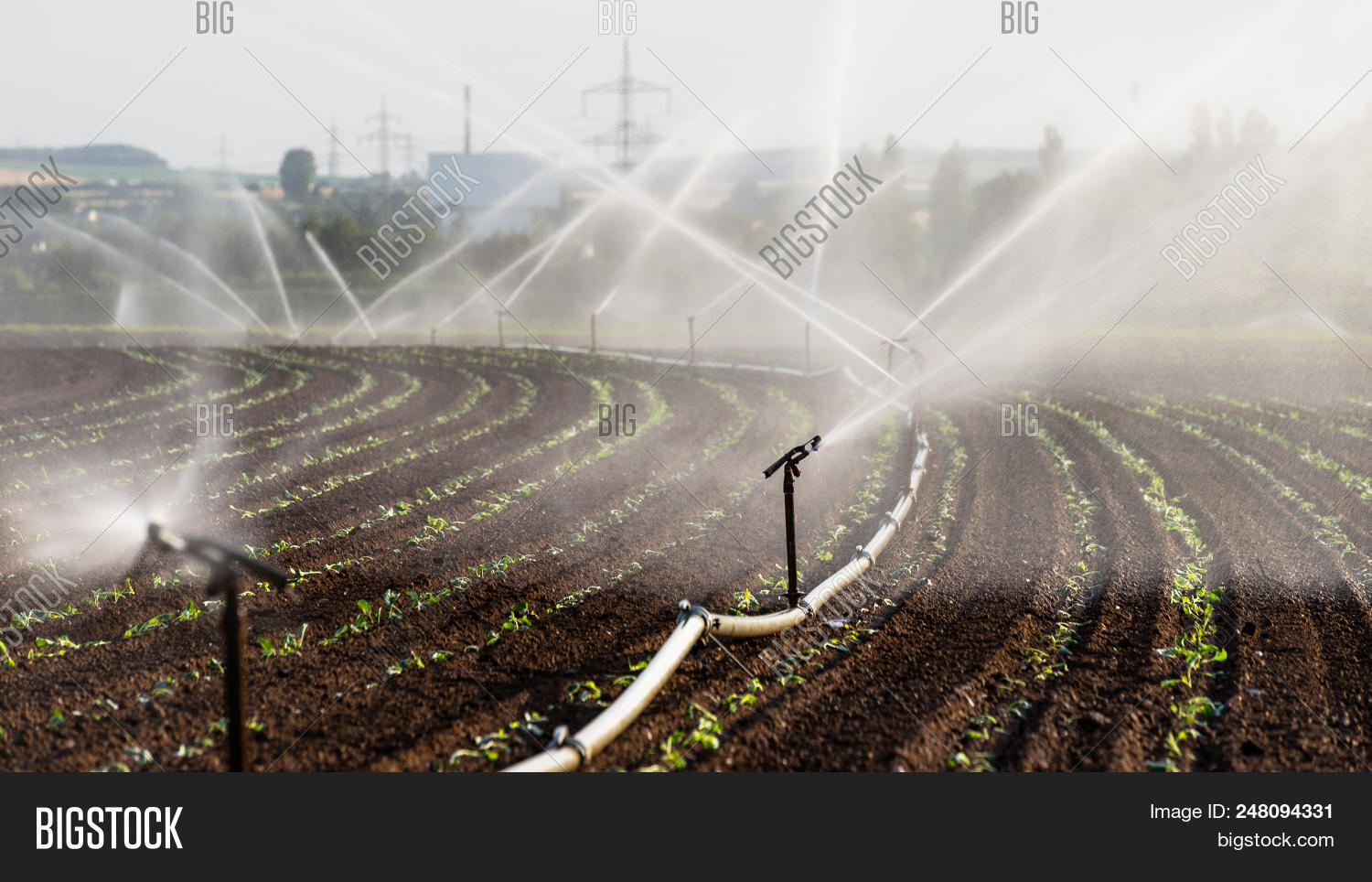 Watering Crops Western Image & Photo (Free Trial) | Bigstock