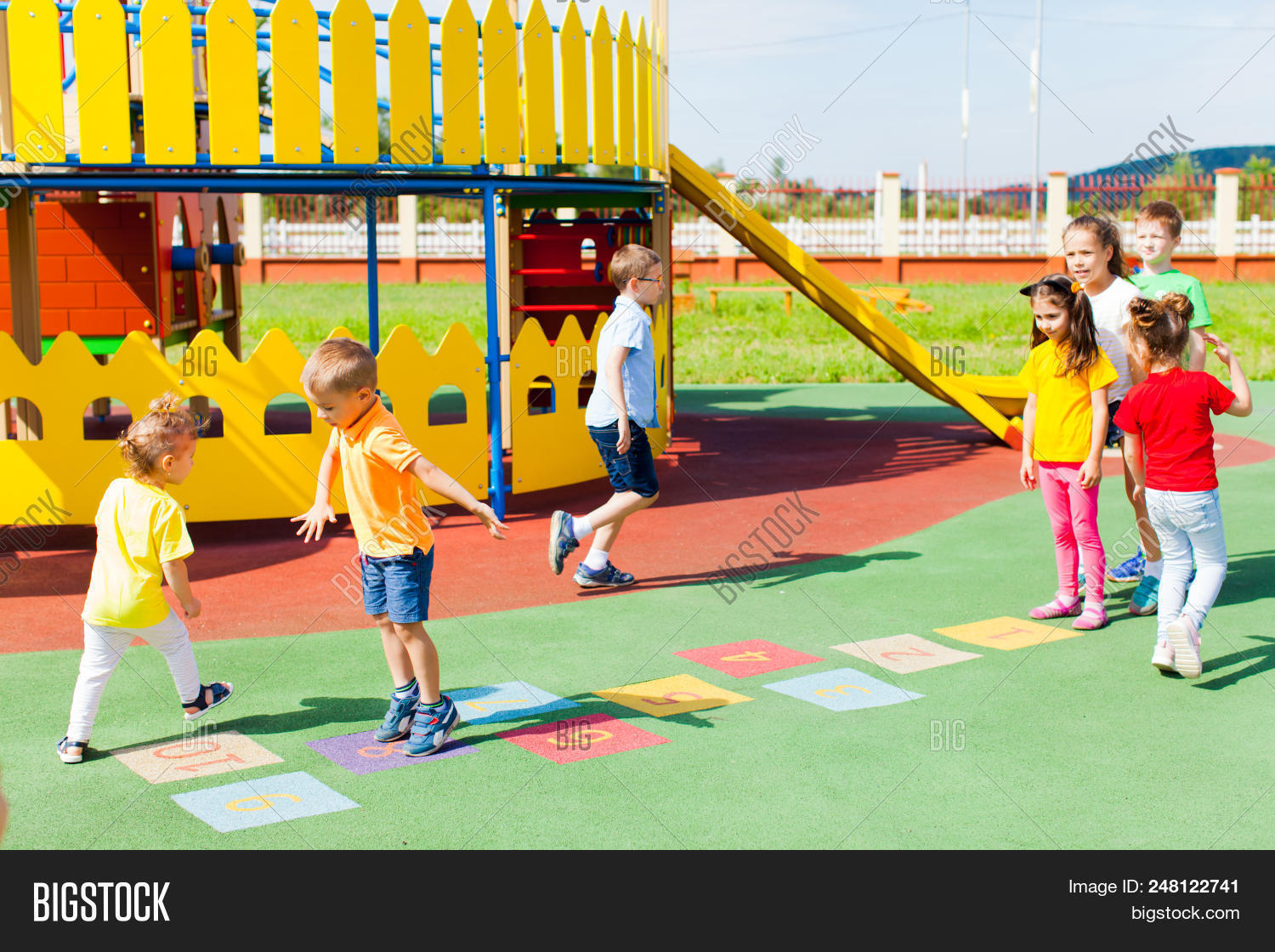 Group Kids Play Image & Photo (Free Trial) | Bigstock