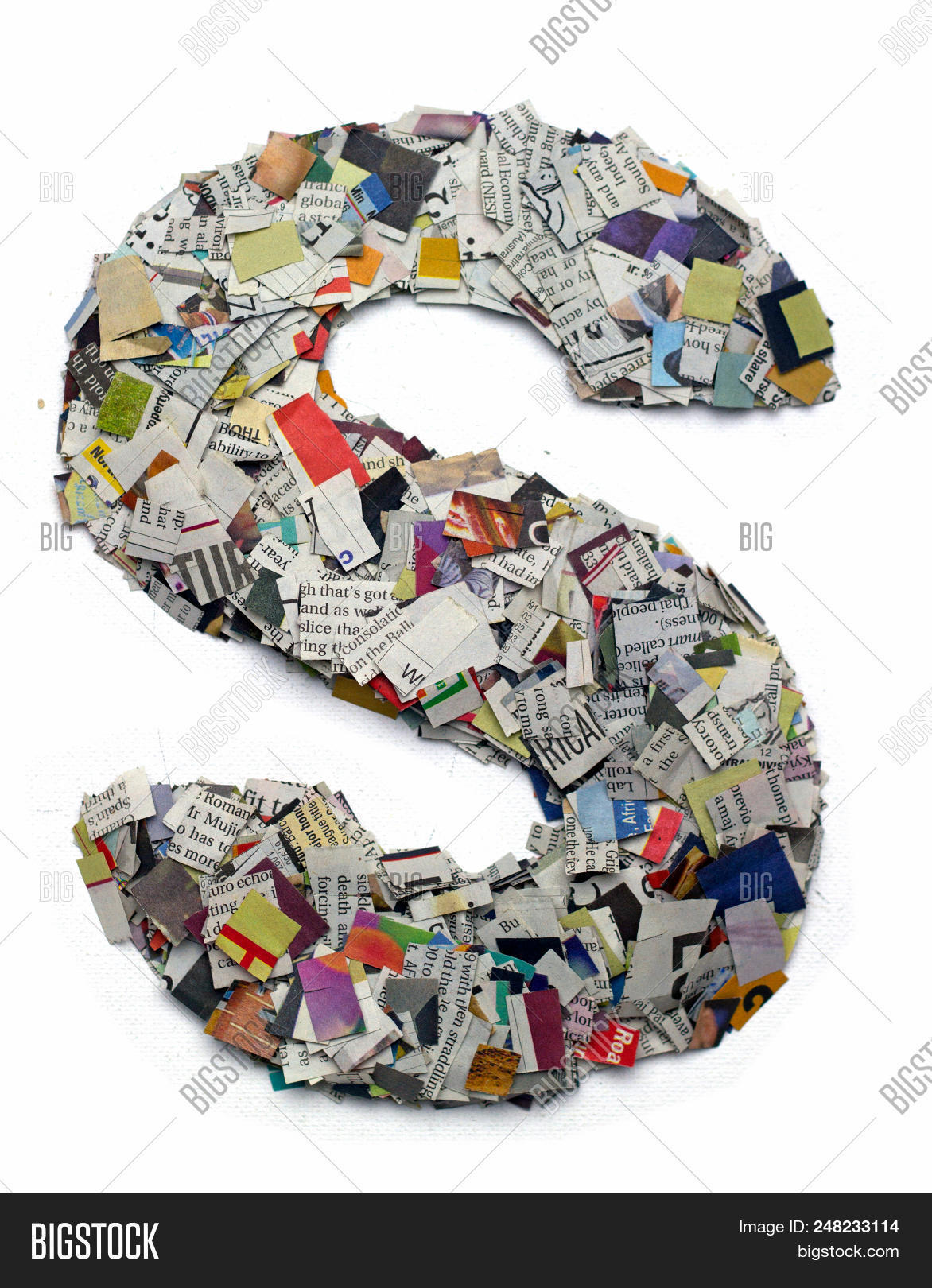 Letters Made Newspaper Image & Photo (Free Trial) | Bigstock